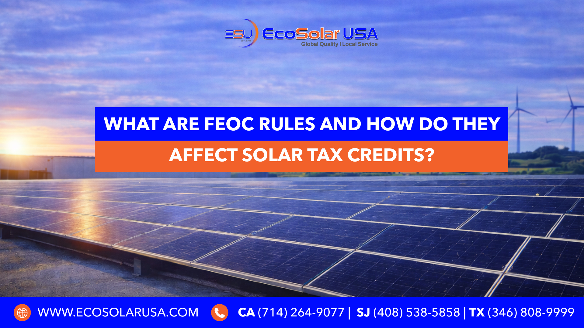 What Are FEOC Rules and How Do They Affect Solar Tax Credits? - Trusted ...
